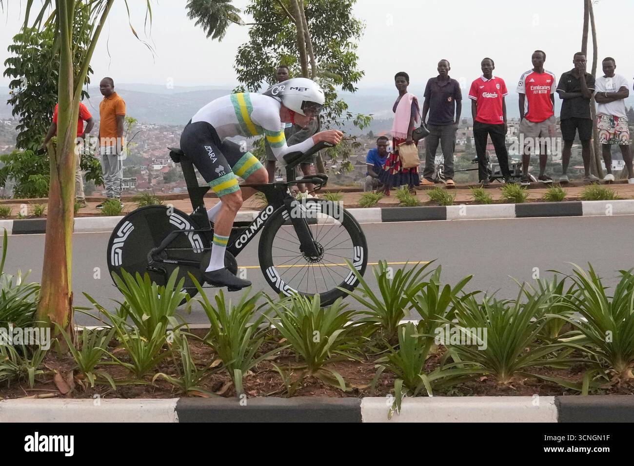 Australia's Jay Vine competes, during the men's elite individual time ...