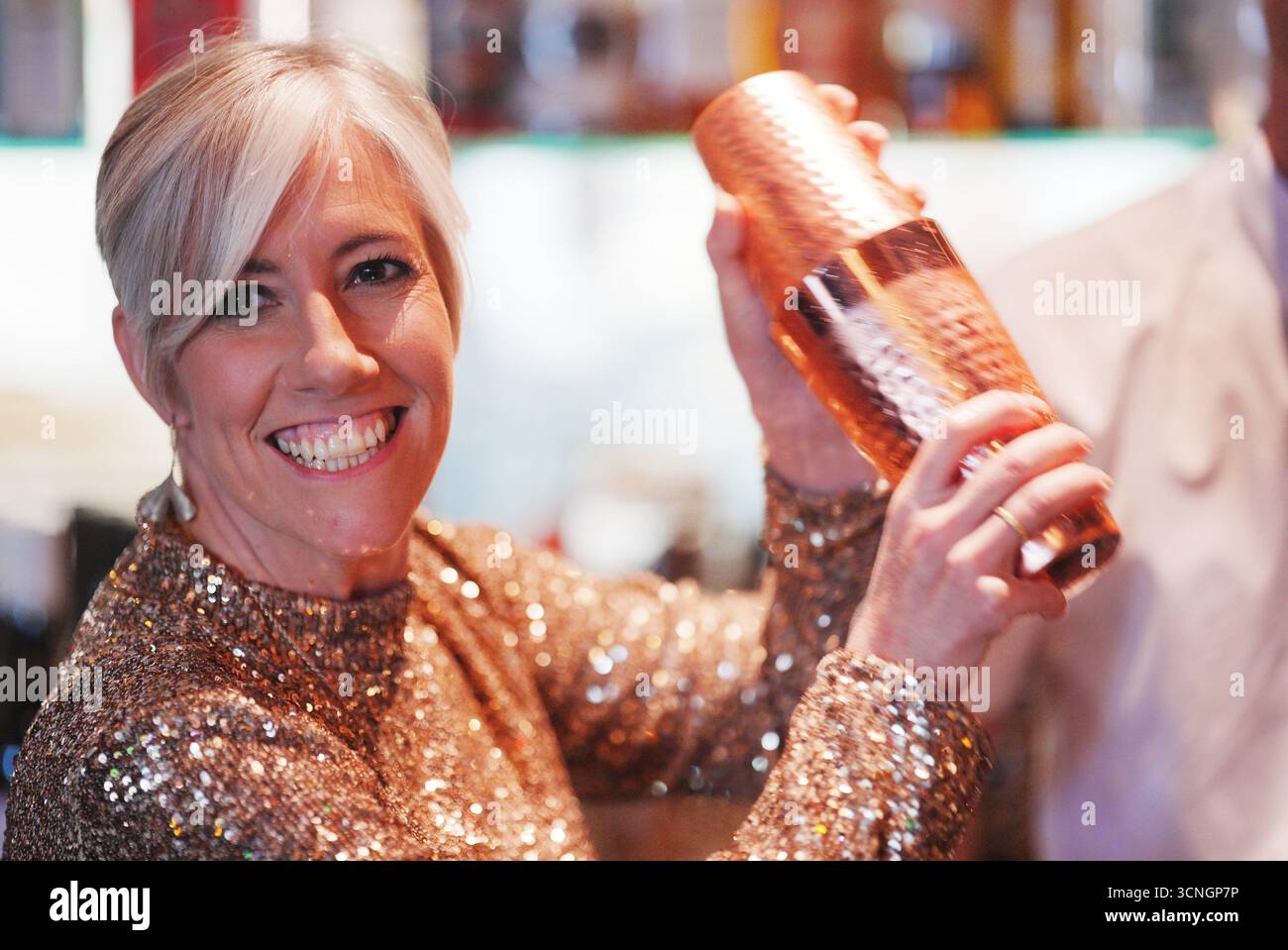 Deputy leader of the Liberal Democrats Daisy Cooper takes part in a ...
