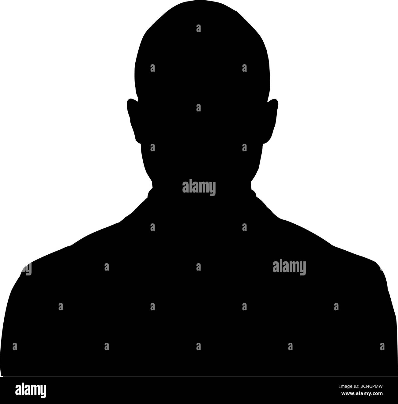 Silhouette bust Black and White Stock Photos & Images - Alamy