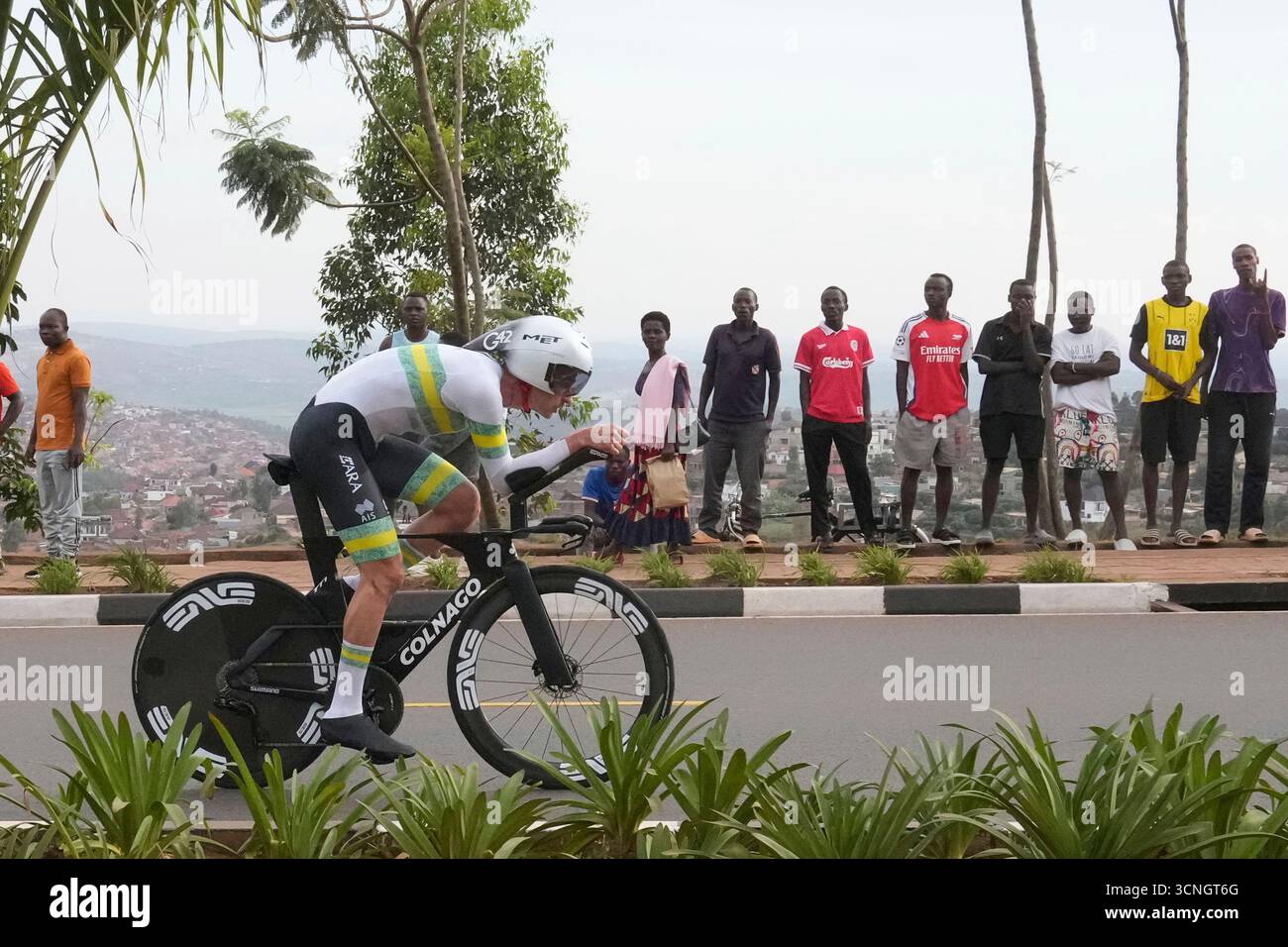 Australia's Jay Vine competes, during the men's elite individual time ...