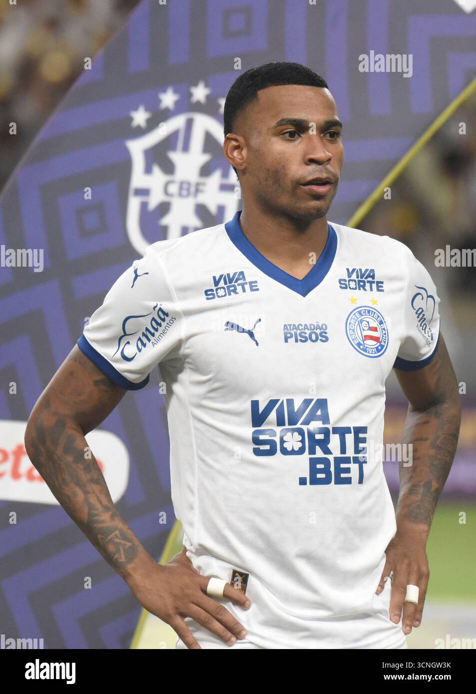 J. Lucas of Bahia during the Campeonato Brasileiro game between Ceara ...