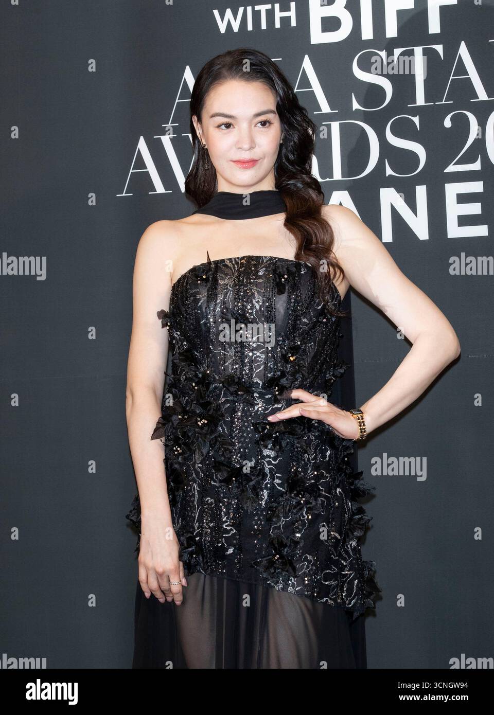 18 Sep 2025 - Busan, South Korea : Taiwanese actress Sandrine Pinna ...