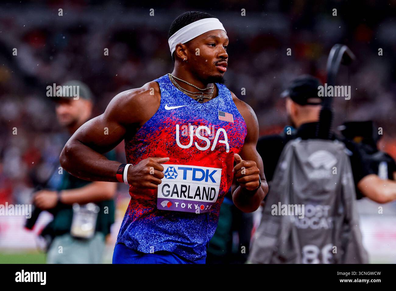 Kyle Garland of United States of America competing in the Decathlon Men ...