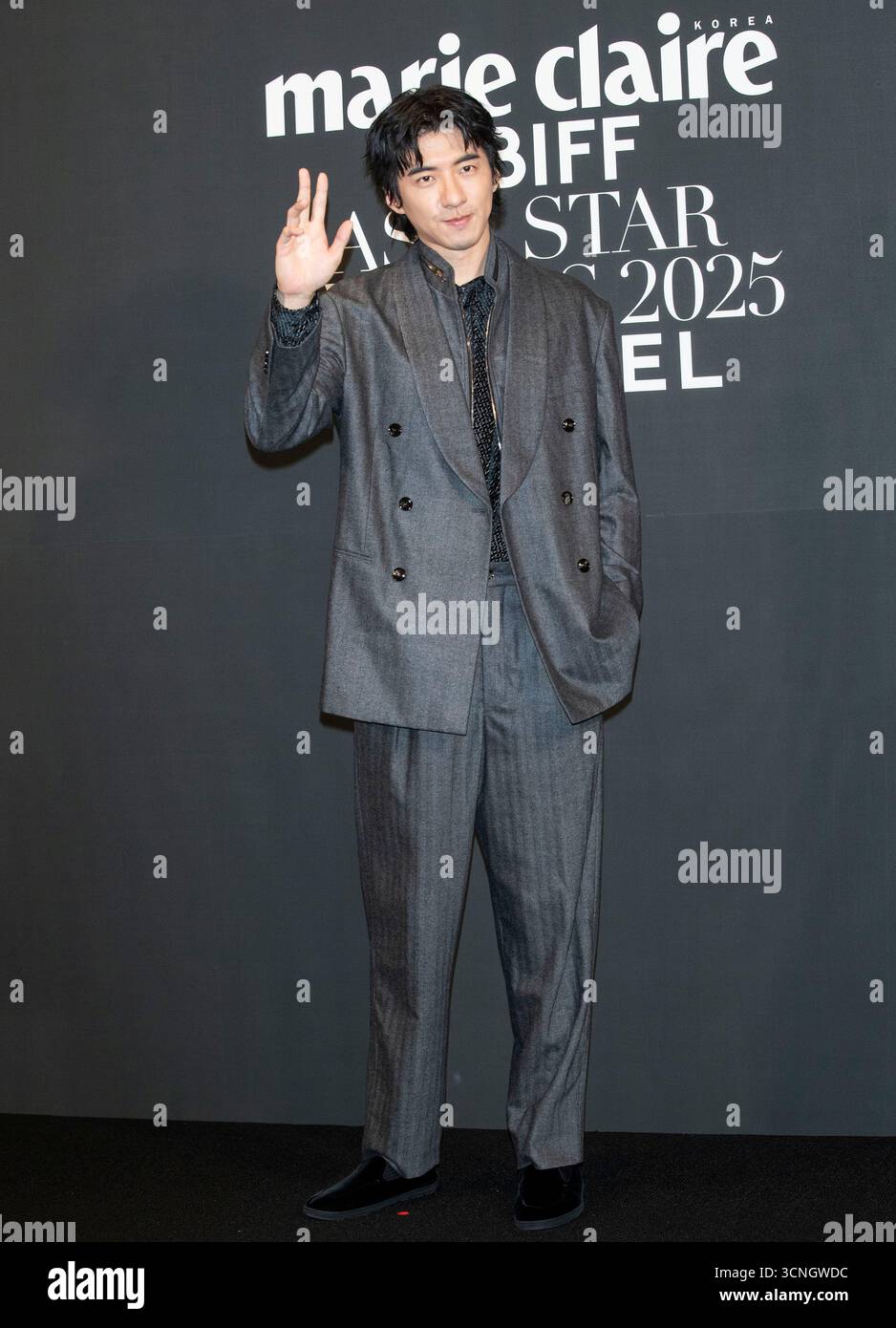 18 Sep 2025 - Busan, South Korea : Taiwanese Fu Meng-po, attends red ...