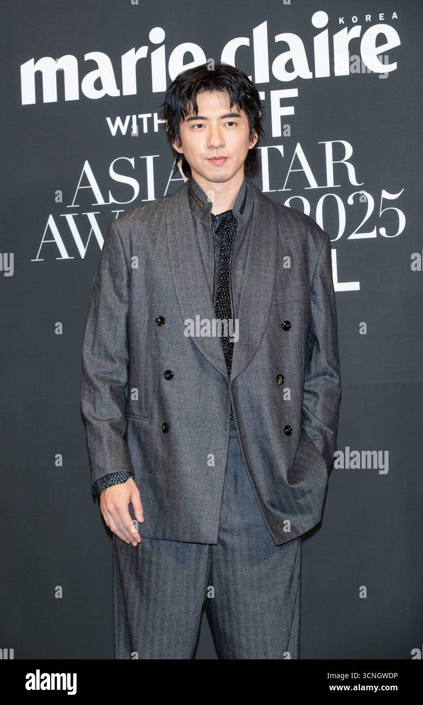 18 Sep 2025 - Busan, South Korea : Taiwanese Fu Meng-po, attends red ...
