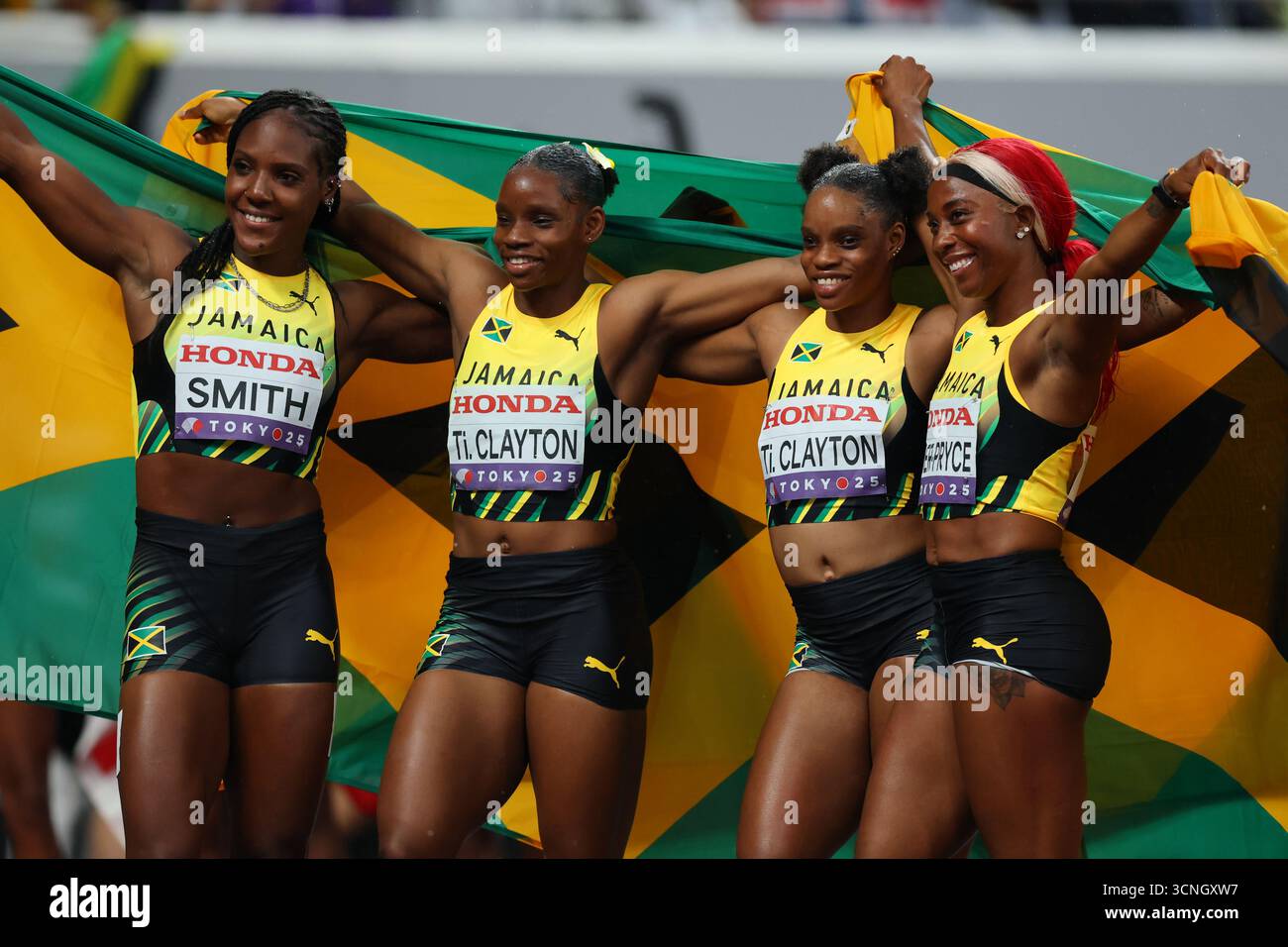 Jamaica team group (JAM), SEPTEMBER 21, 2025 - Athletics : World Athletics Championships Tokyo ...