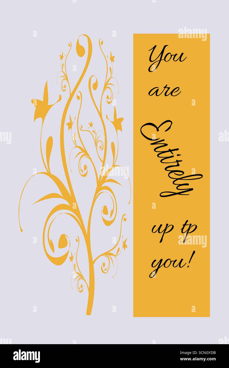 Delicate yellow flowers in Stock Vector Images - Alamy