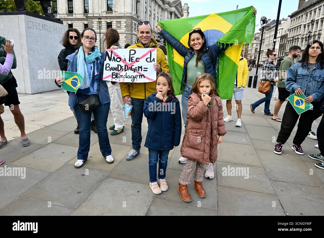 London, UK. Protest held in Parliament Square against government ...