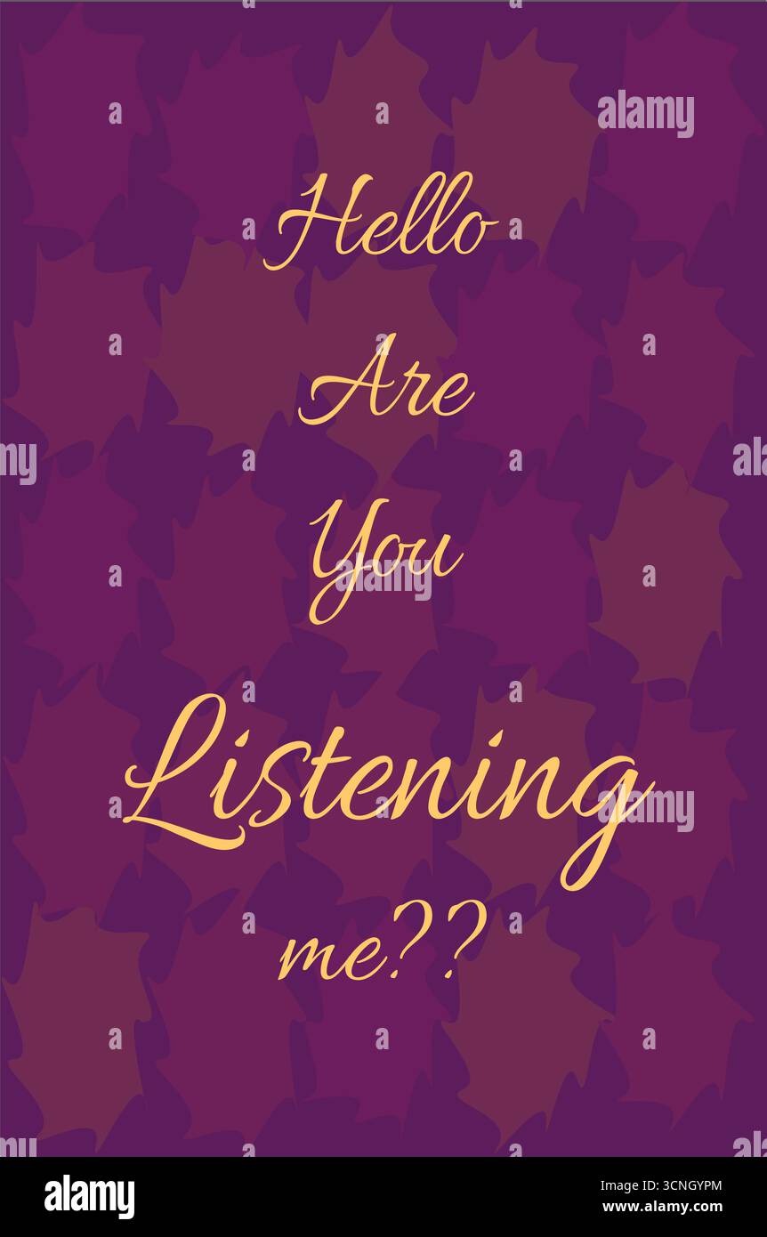 Visual emphasis typography Stock Vector Images - Alamy