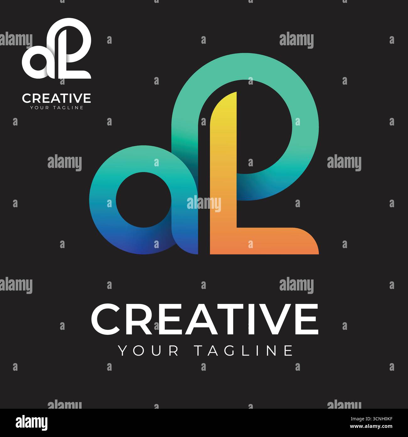 Al modern logo Stock Vector Images - Alamy