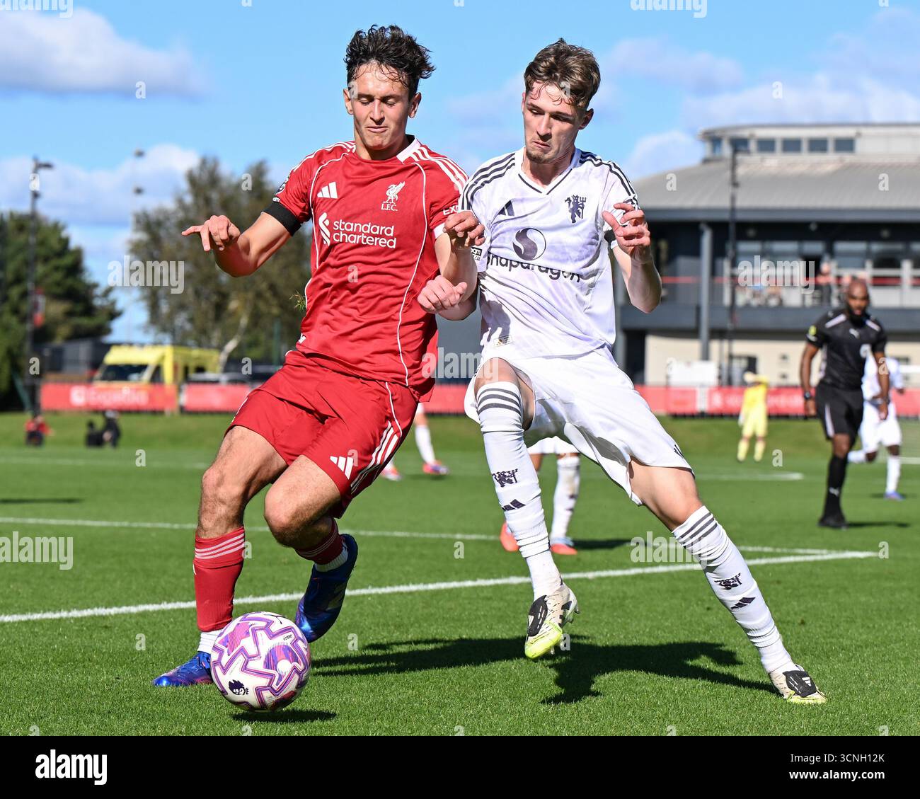 Liverpool, England, 21st September 2025. Lucas Pitt of Liverpool ...