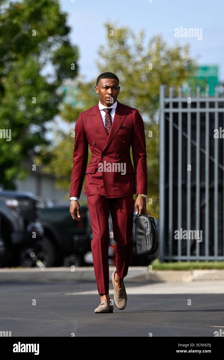 Philadelphia Eagles wide receiver Devonta Smith arrives at Lincoln ...