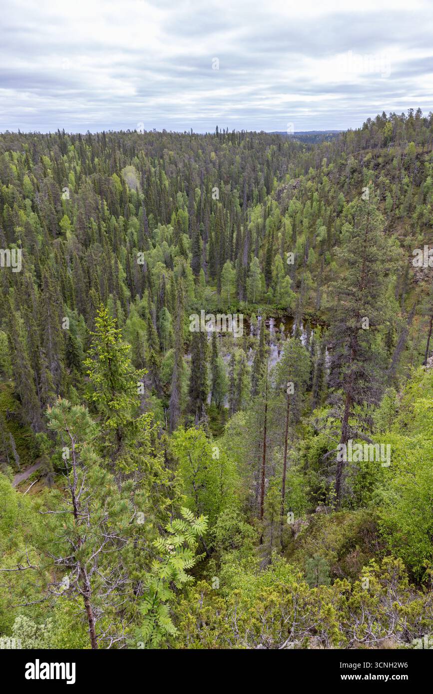 Gorge view from Kalloportti viewpoint Stock Photo - Alamy