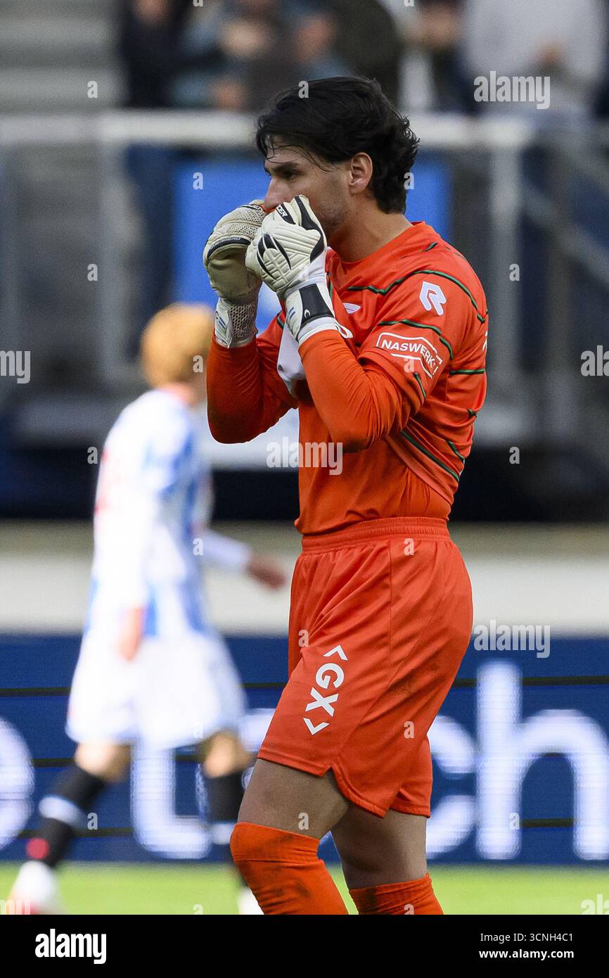 HEERENVEEN - NEC Nijmegen goalkeeper Gonzalo Crettaz during the Dutch ...