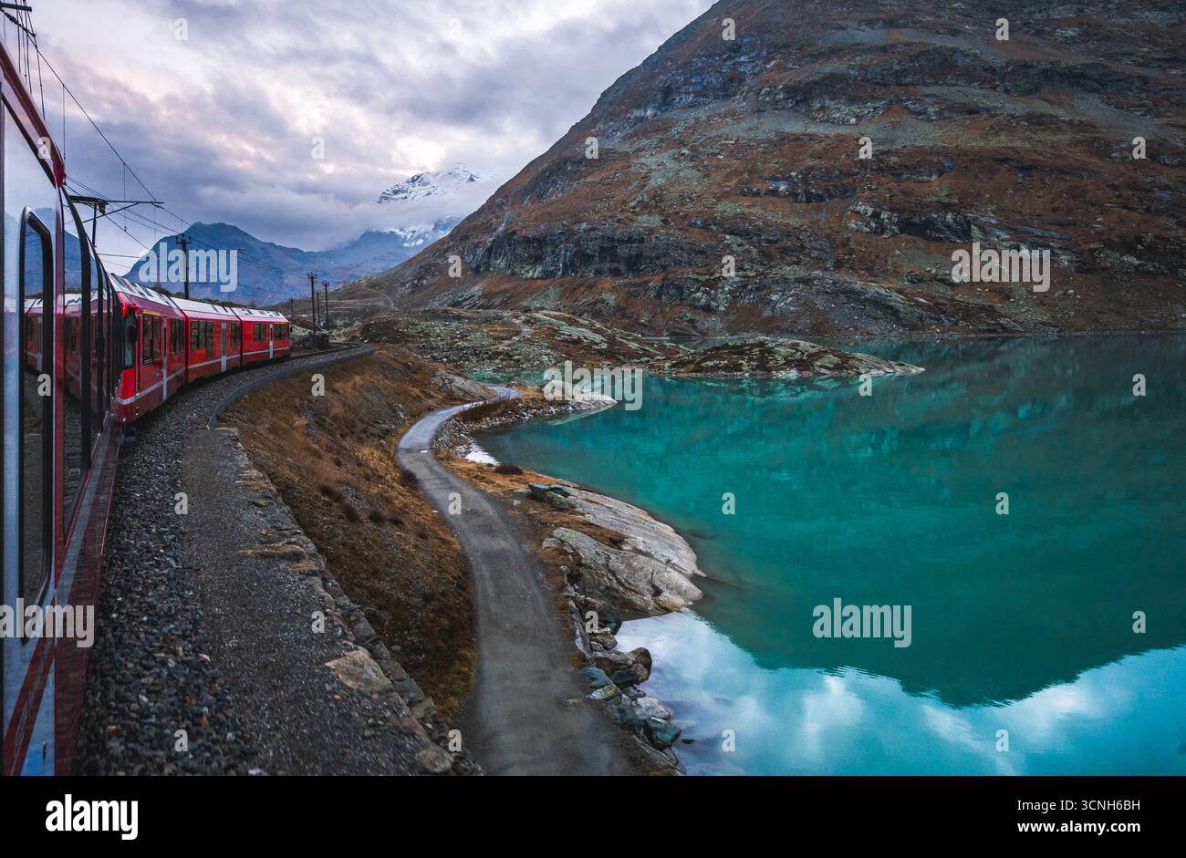 Railway iconic bernina express hi-res stock photography and images - Alamy
