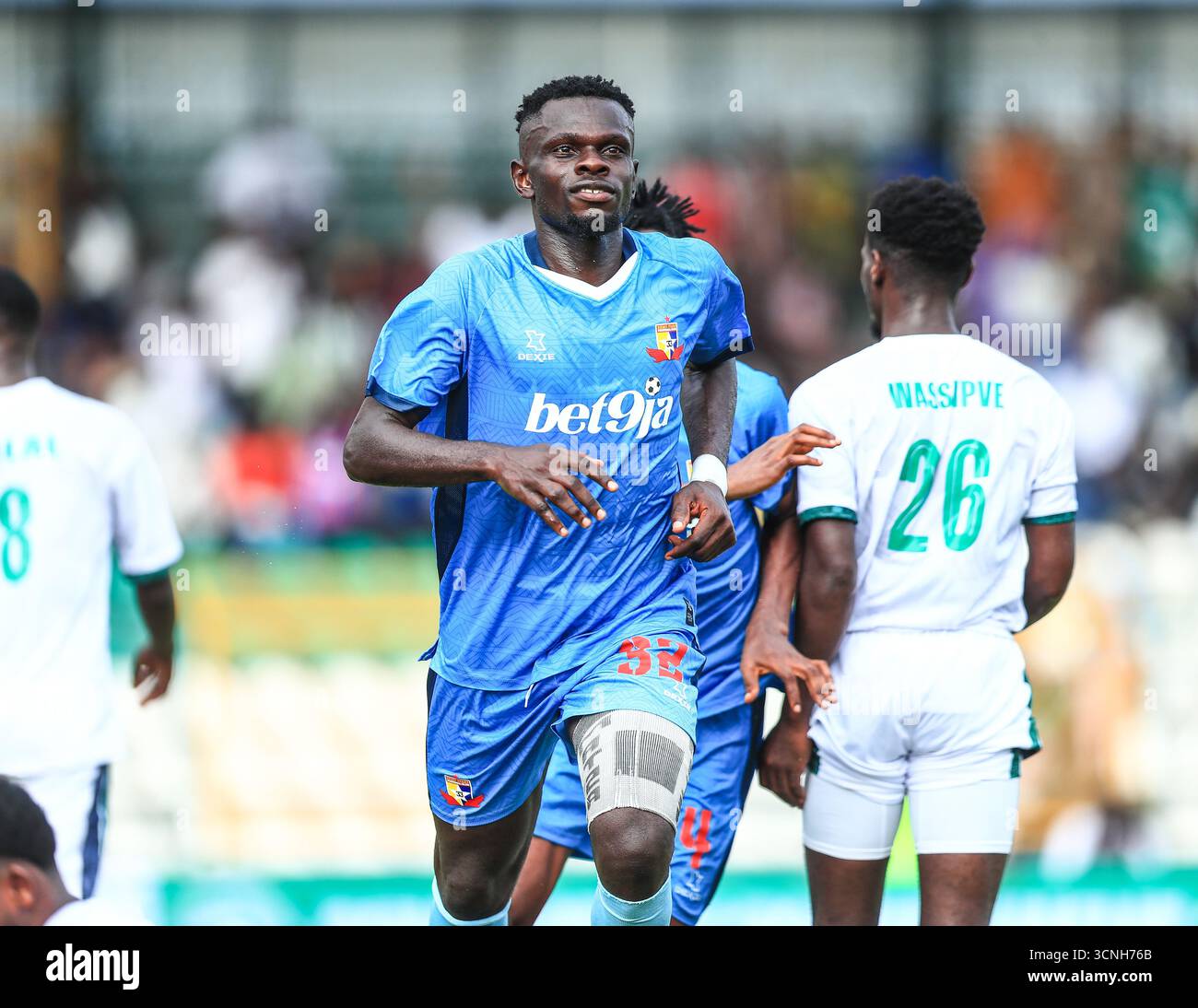 Ogun State, Nigeria. 21st Sep, 2025. Ebuka Anthony scores for Remo ...