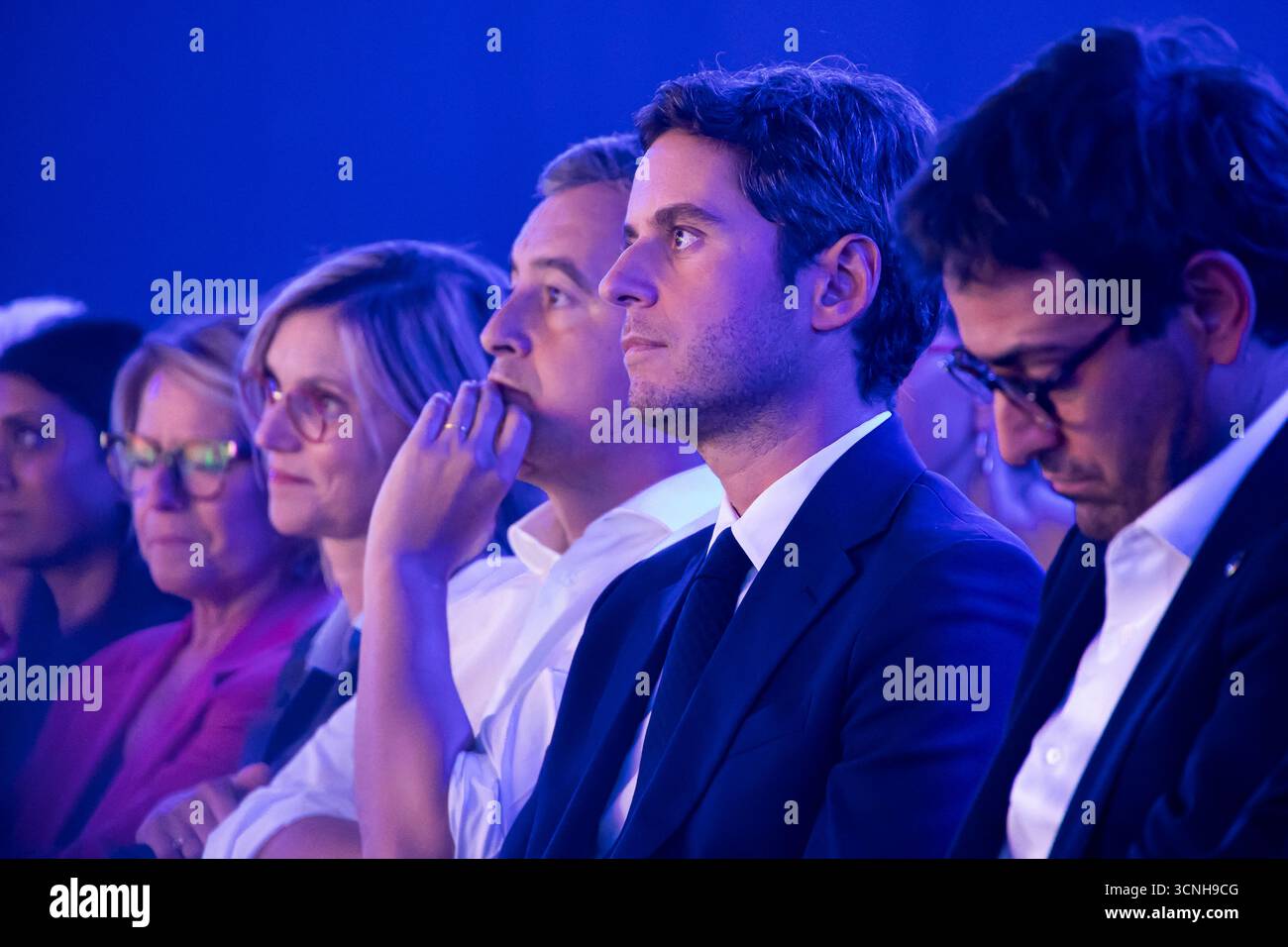 Agnes Pannier-Runacher, Gerald Darmanin, Gabriel Attal, Stephane ...