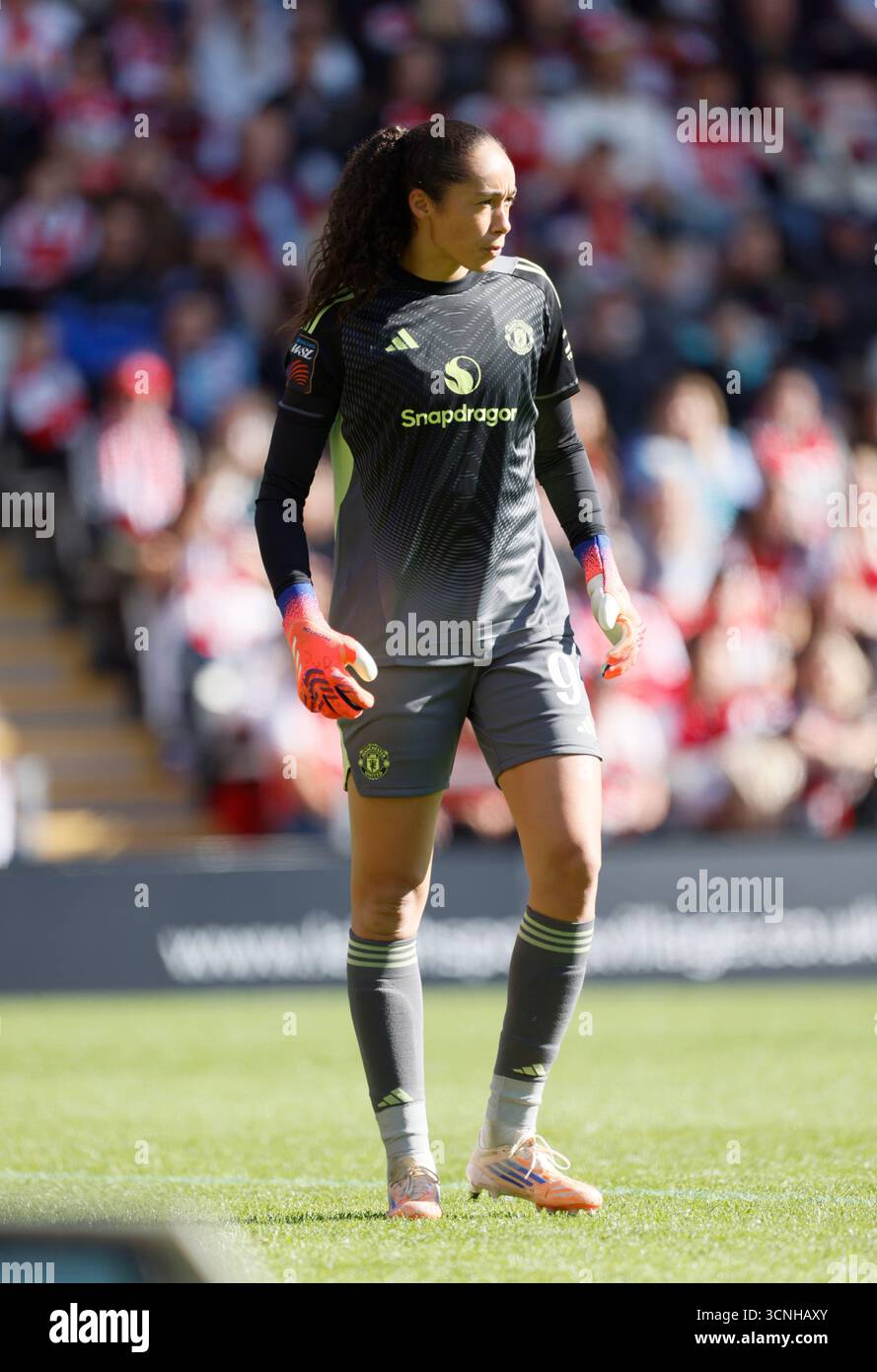 Manchester United's Phallon Tullis-Joyce during the Barclays Women's ...