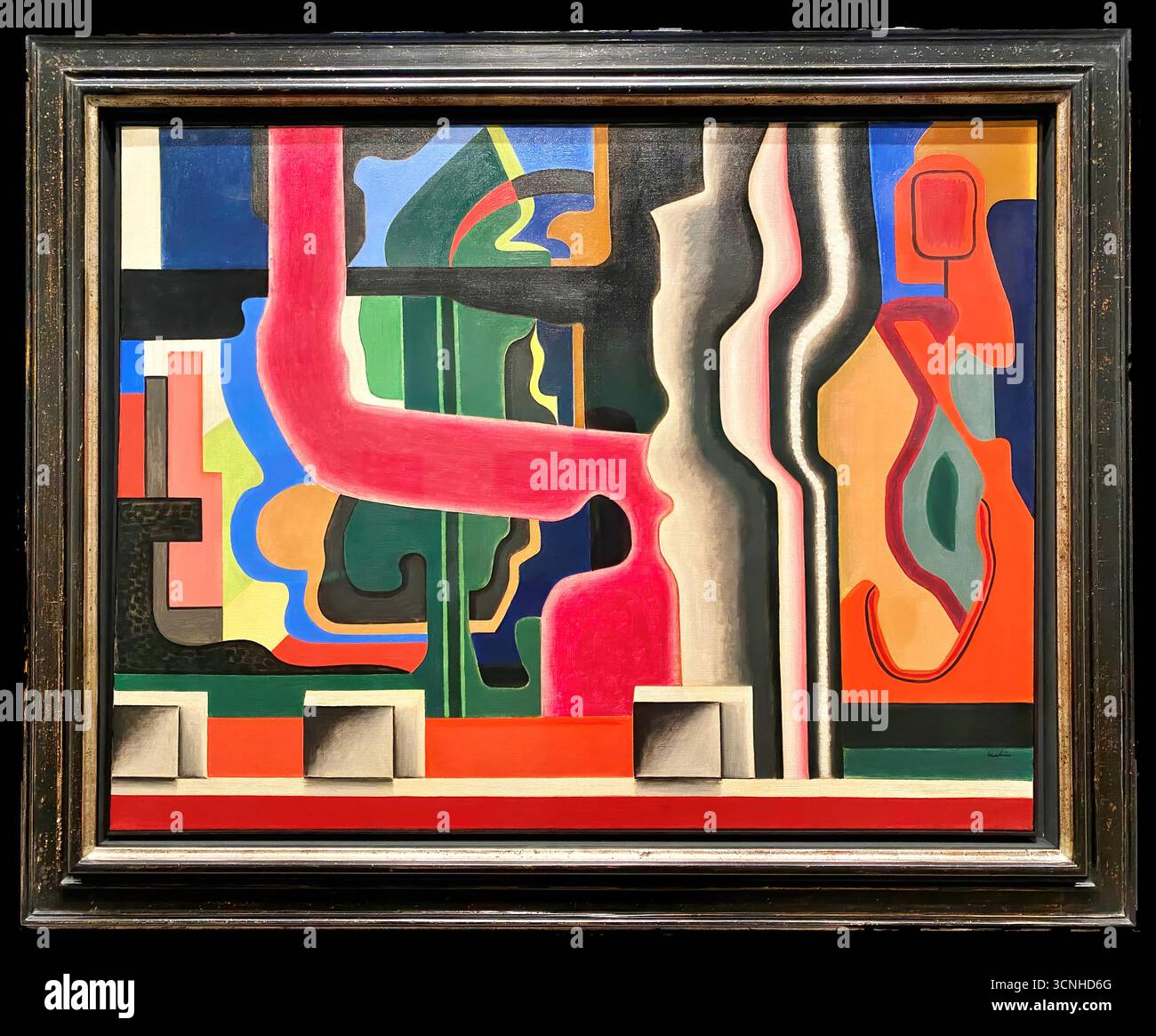 Auguste Herbin Composition Abstraction, 1925, early geometric abstract ...