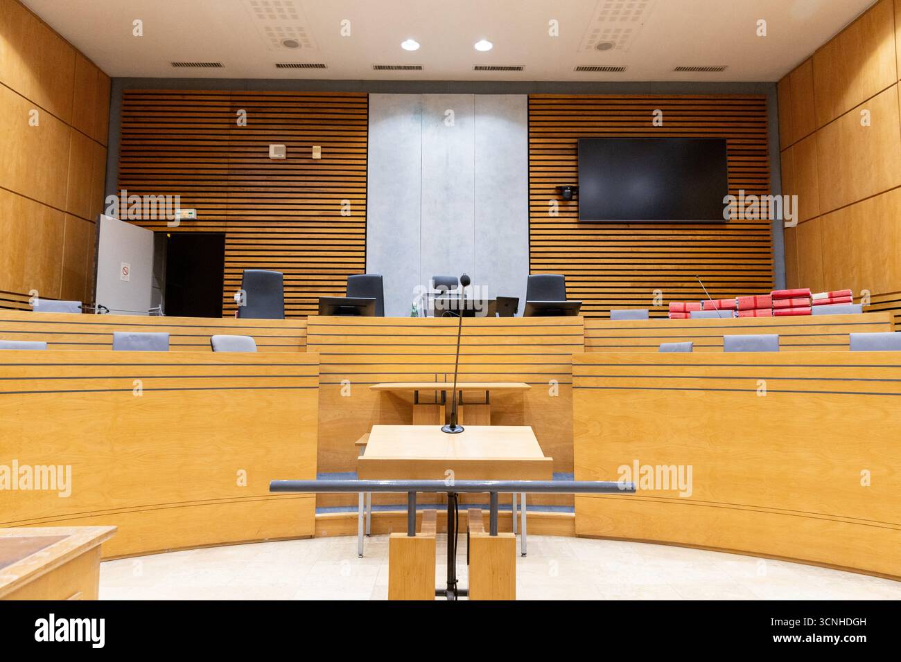 Courtroom of the Criminal Court is ready for the Jubillar trial in Albi ...