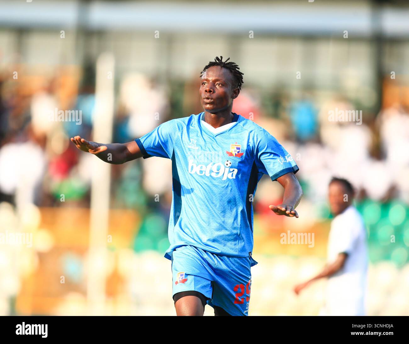 Ogun State, Nigeria. 21st September, 2025, Adama Goita scores in Remo ...
