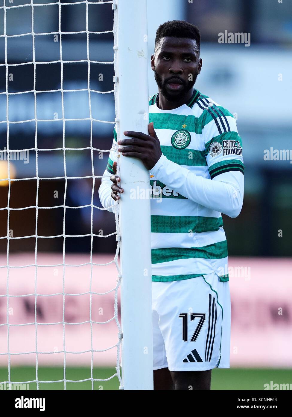 Celtic's Kelechi Iheanacho during the Premier Sports Cup quarter-final match at Wyre Stadium at ...