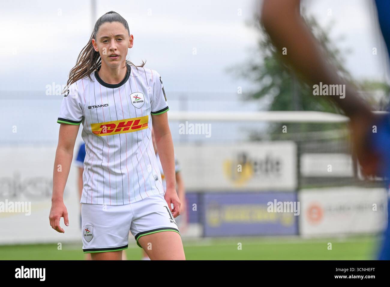 Aurelie Reynders (10) of OHL pictured during a female soccer game ...