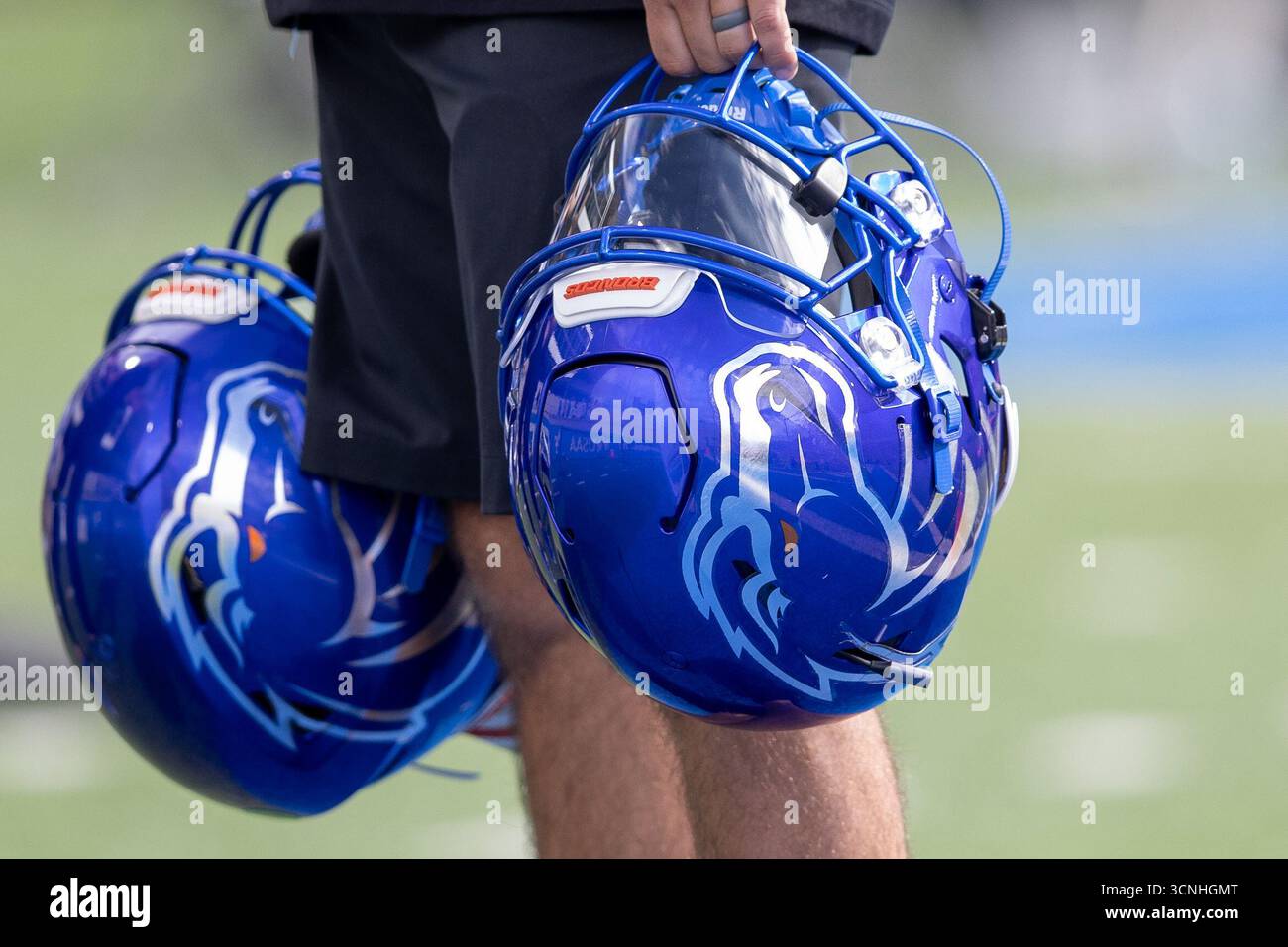 September 20, 2025: Boise State helmets during a regular season NCAA ...