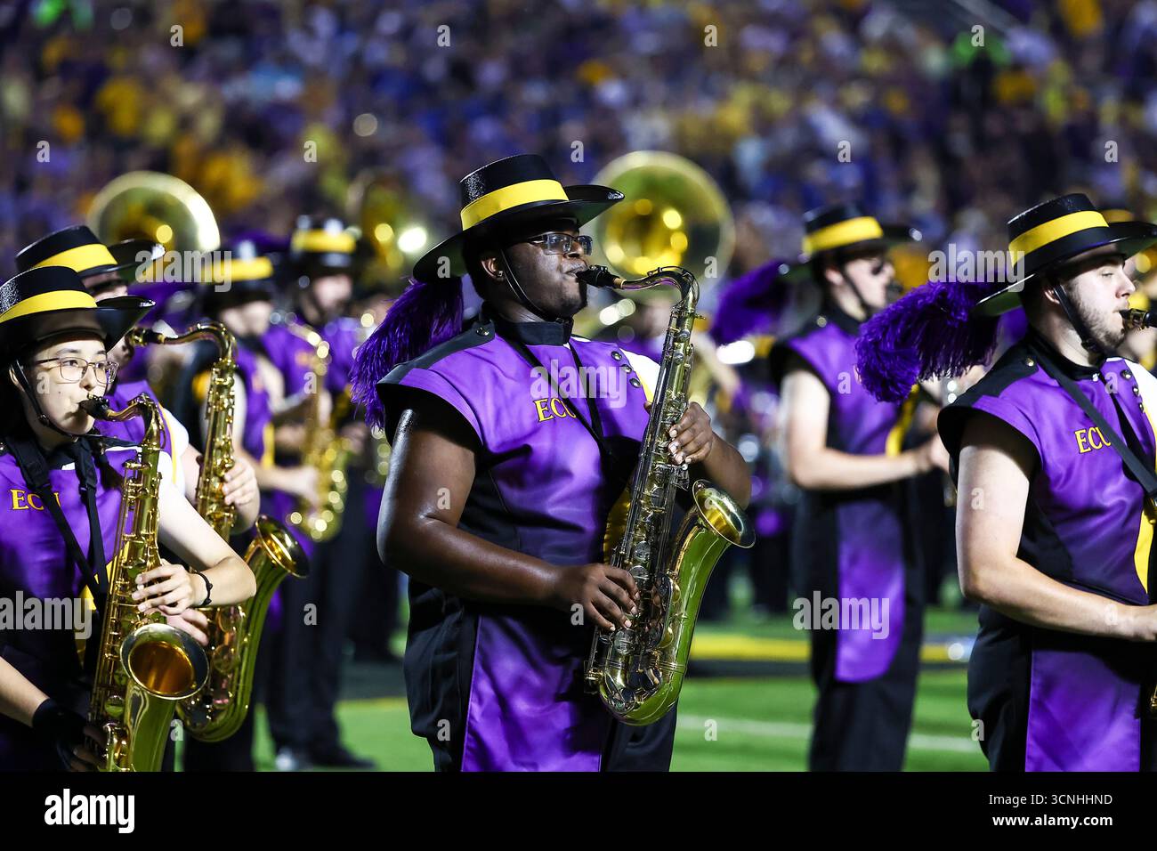 September 20, 2025: ECU band. NCAA football game between Brigham Young ...
