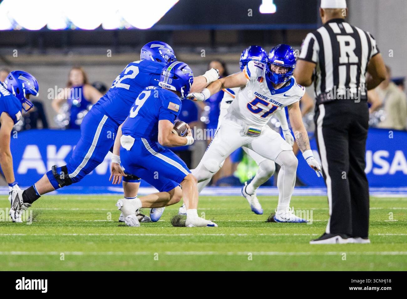 September 20, 2025: Air Force quarterback Liam Szarka (9) runs the ball ...