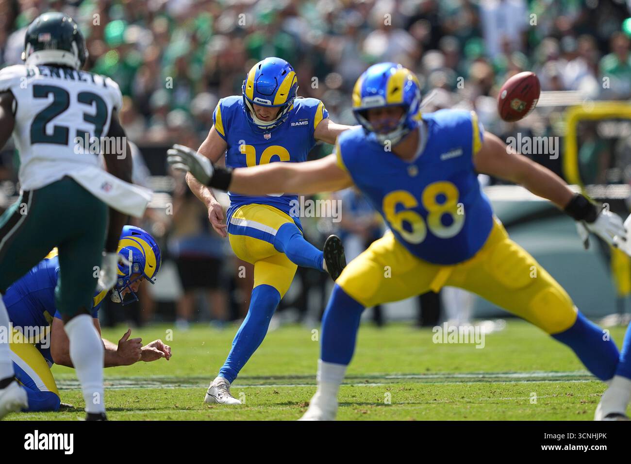 Los Angeles Rams place kicker Joshua Karty makes a 51-yard field goal ...