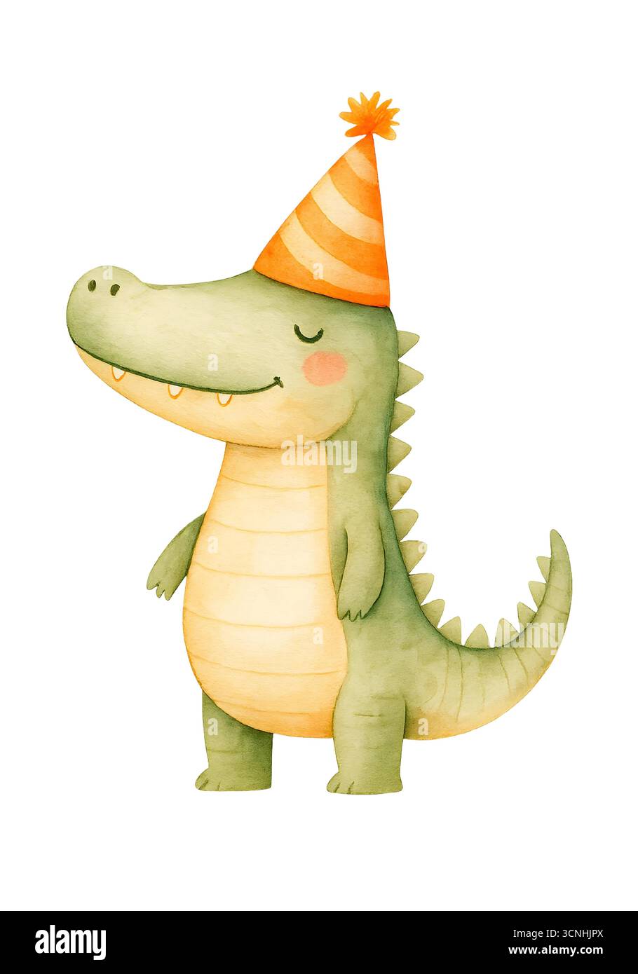 Watercolor Birthday Animal Clipart – Cute Safari and Jungle Party ...