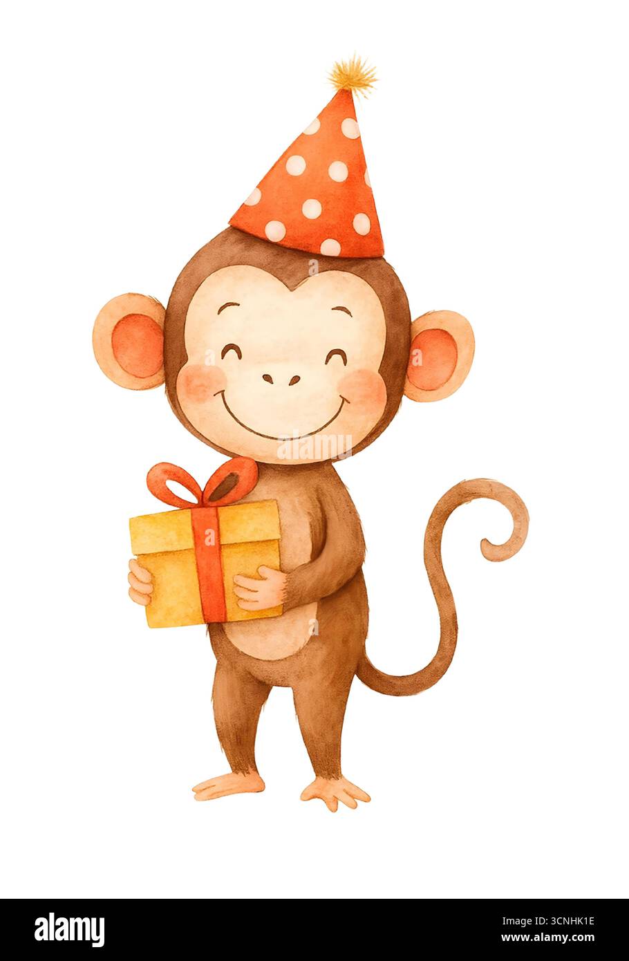Watercolor Birthday Animal Clipart – Cute Safari and Jungle Party ...