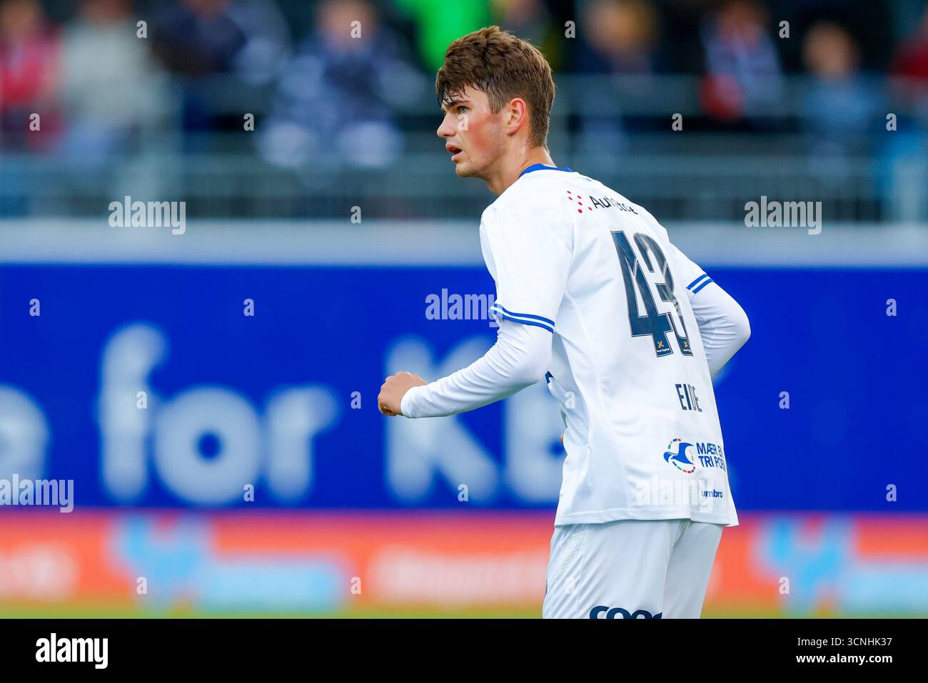 Kristiansund 20250921. Haugesund's Lars Tanggaard Eide during the elite ...