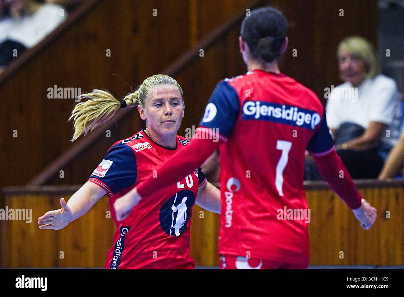 Cheb, Czech Republic 20250921. Emilie Margrethe Hovden scores in the ...