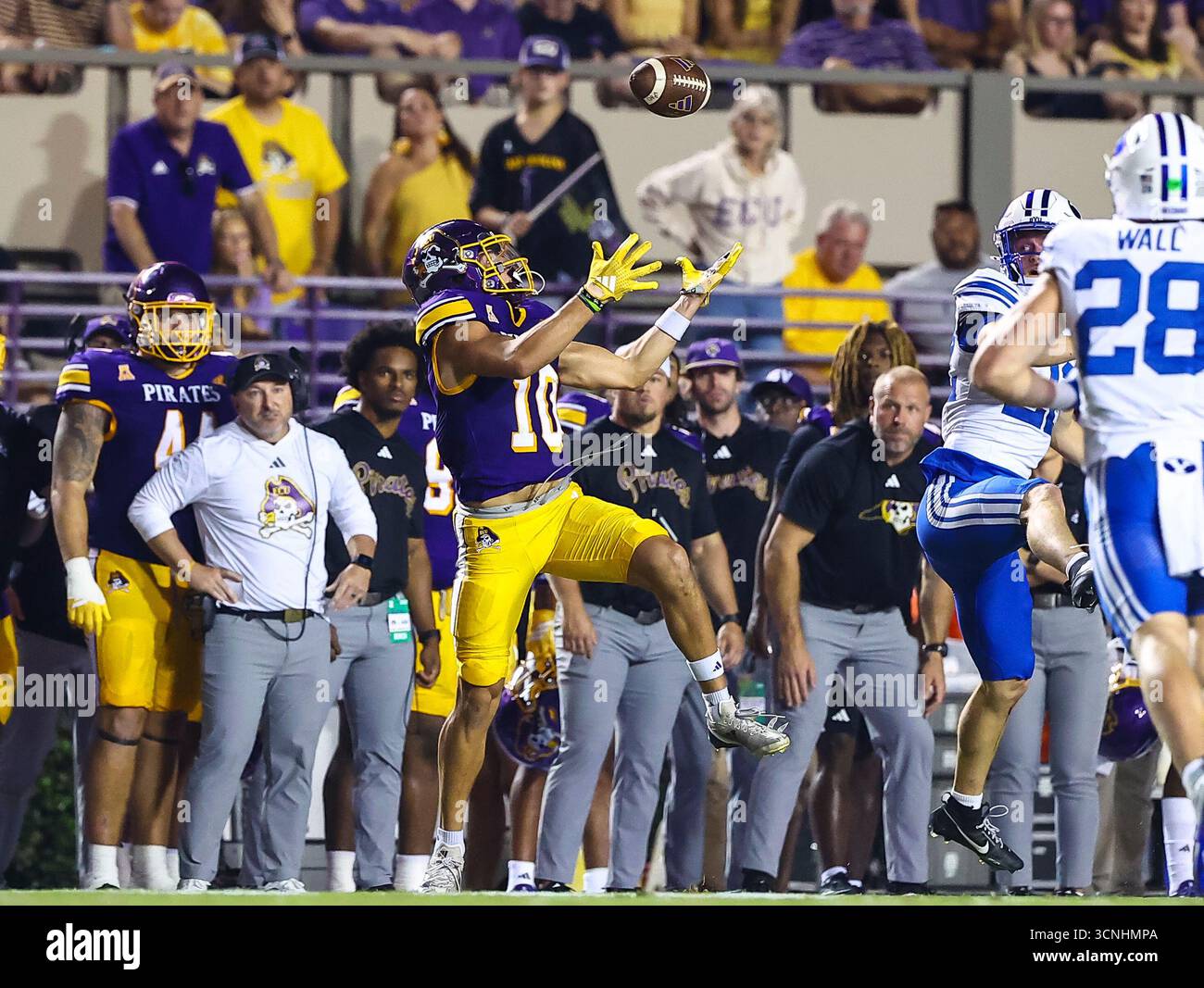 September 20, 2025: Eastern Carolina wide receiver Brock Spalding (10 ...