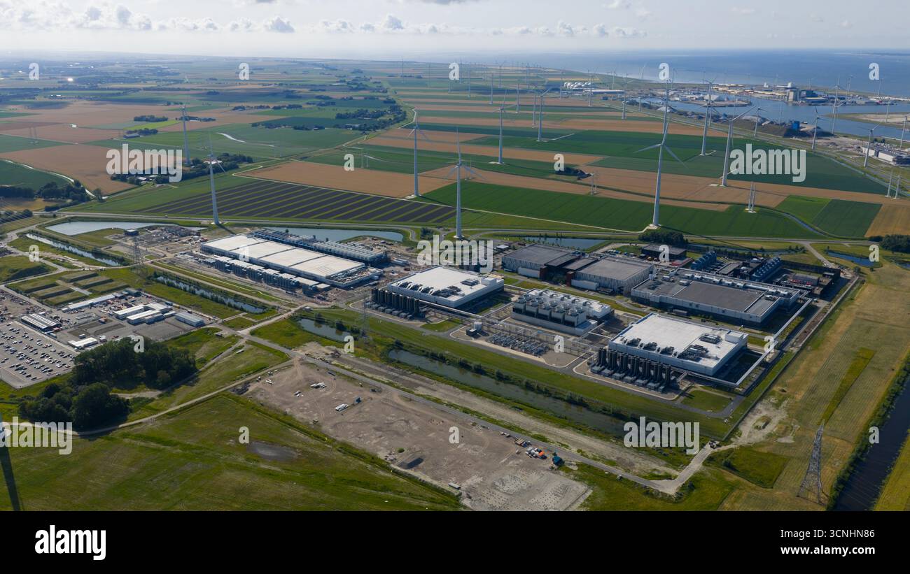 expansion and new construction of data centers in the Eemshaven, tech ...