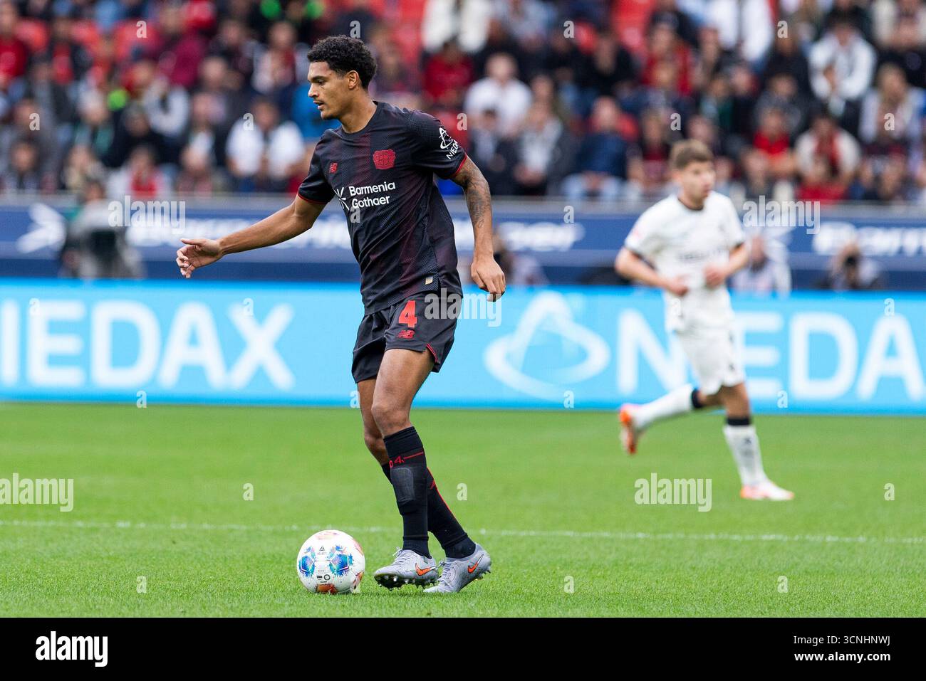 Jarell Quansah (Bayer 04 Leverkusen, 4). Bundesliga, Bayer 04 Leverkusen - Borussia M ...