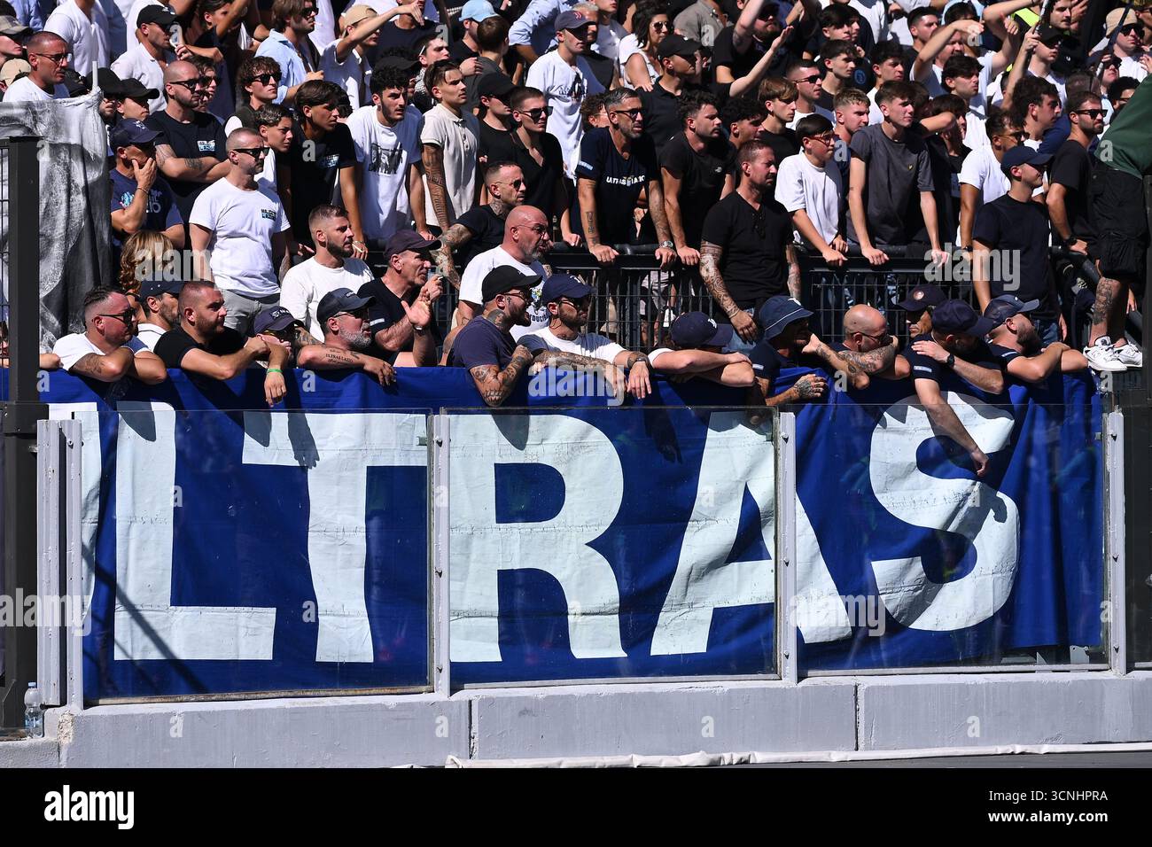 Supporters of S.S. Lazio the 4th day of the Serie A Championship ...