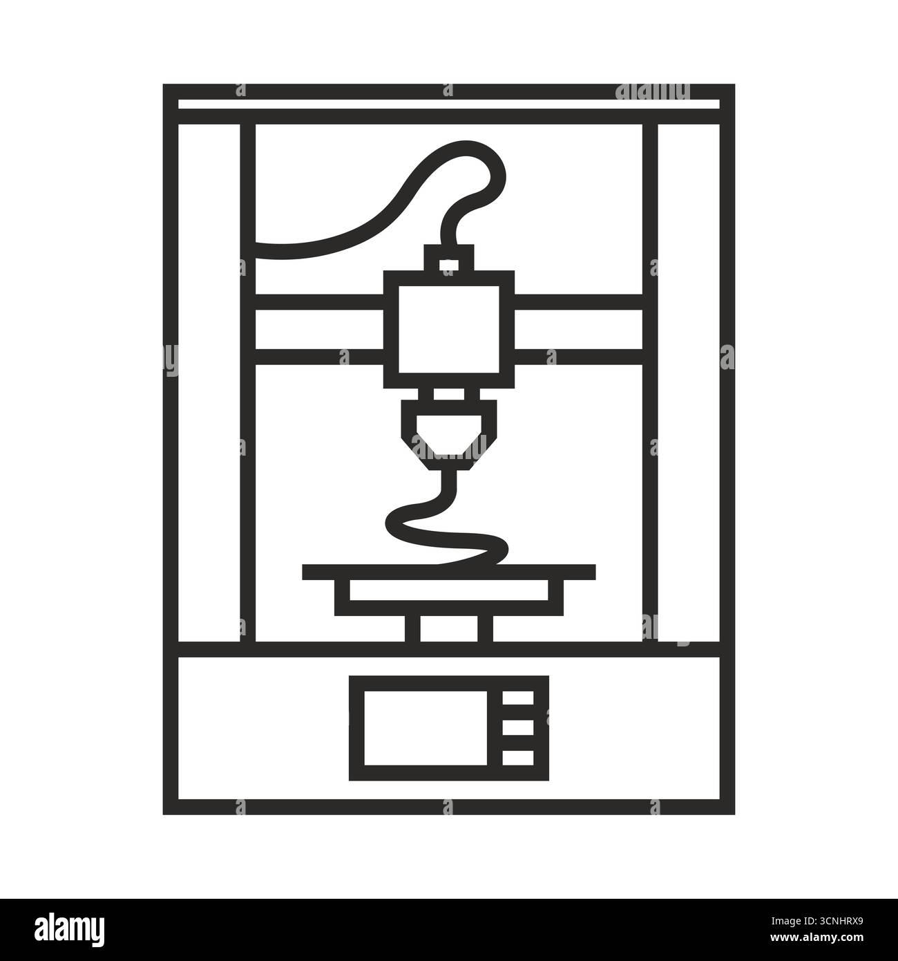 Process printing model in Stock Vector Images - Alamy