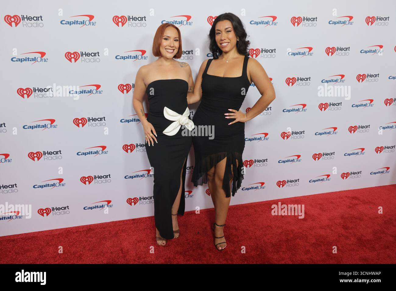 Diosa and Maia of 'Locatera Radio' podcast attend the 2025 iHeartRadio ...