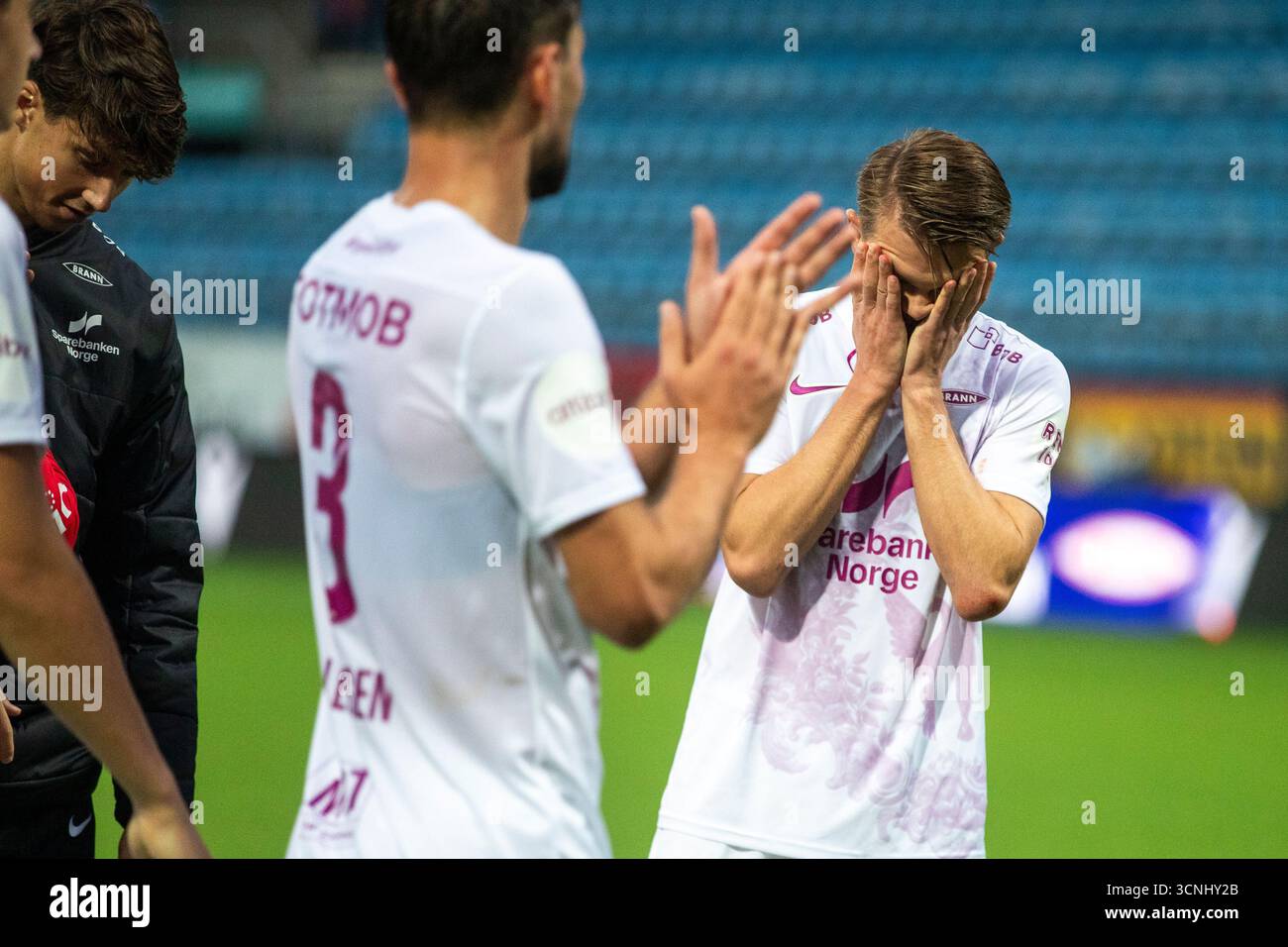 Sandefjord 20250920. Brann's Emil Kornvig after the elite football ...