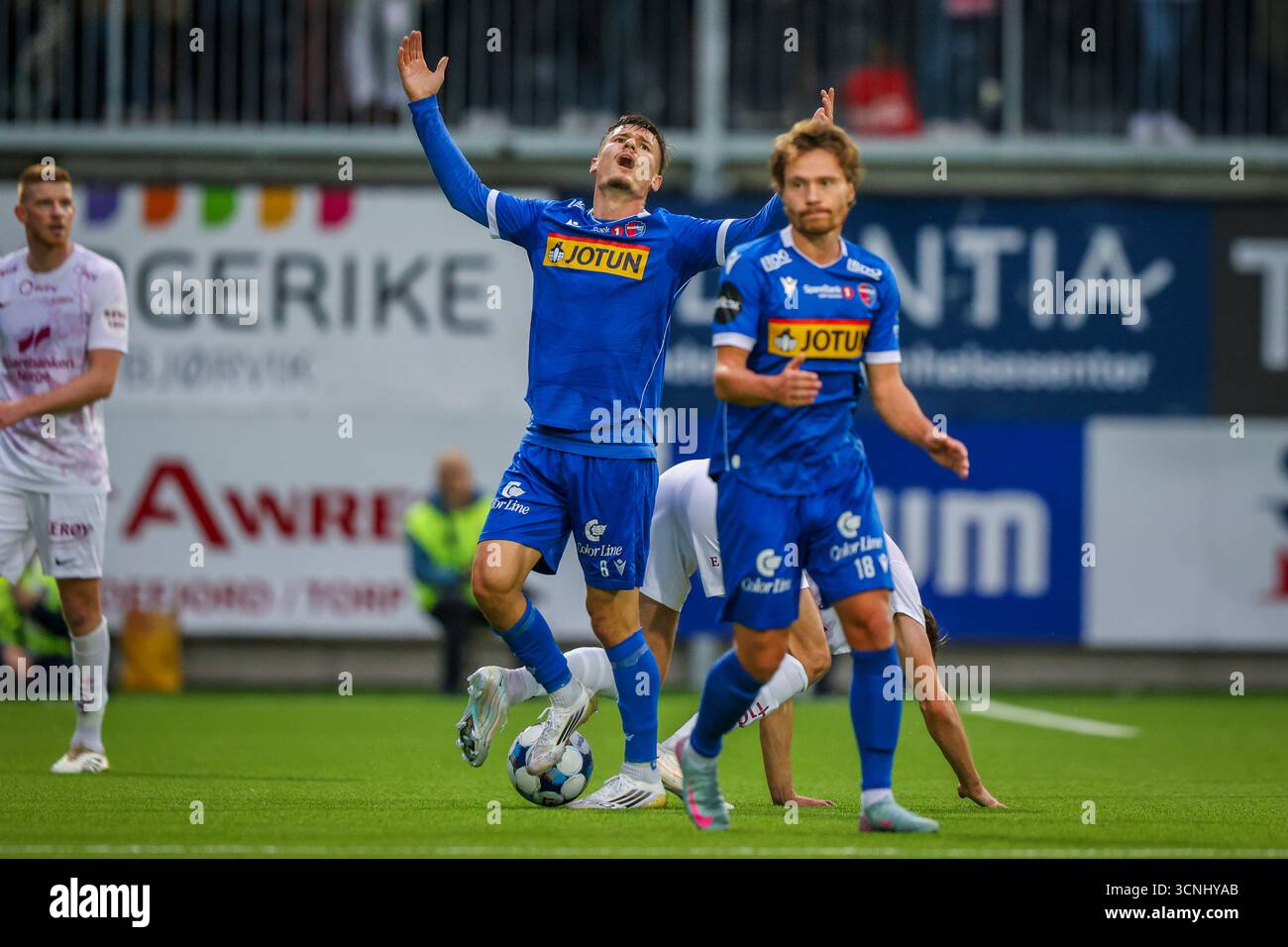 Sandefjord 20250920. Sandefjord's Robin Dzabic during the elite ...