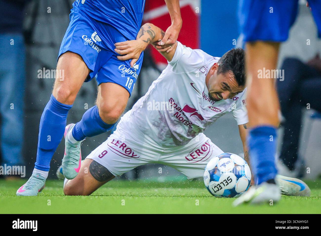 Sandefjord 20250920. Brann's Niklas Fernando Castro during the elite ...