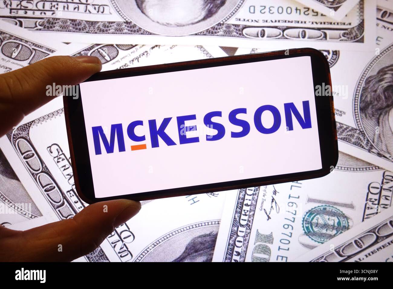 September 21, 2025, Poland: In this photo illustration, the McKesson ...