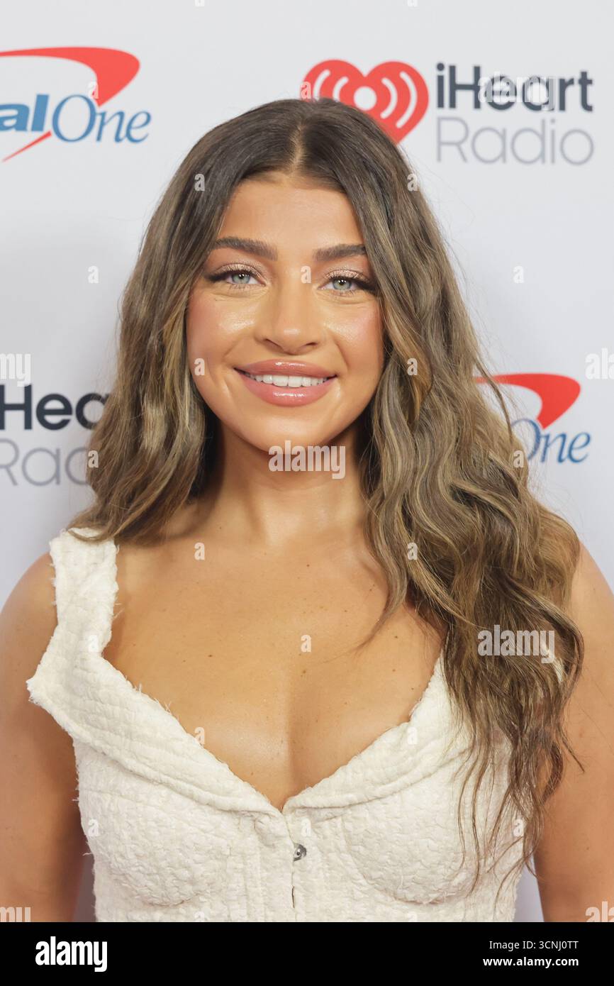 Gia Guidice attends the 2025 iHeartRadio Music Festival at T-Mobile ...