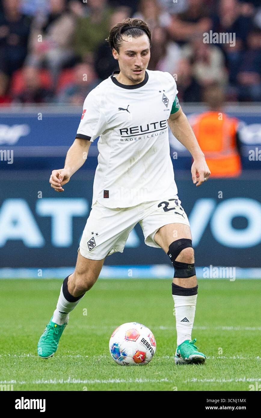 Rocco Reitz (Borussia M?nchengladbach, 27). Bundesliga, Bayer 04 Leverkusen - Borussia M ...