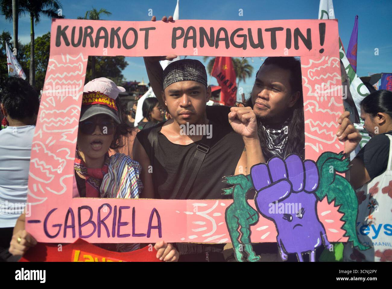 September 21, 2025, Manila, Ncr, Philippines: Progressive groups carry ...