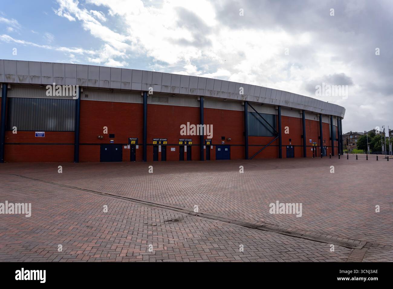 Aerial view of hampden park glasgow hi-res stock photography and images ...