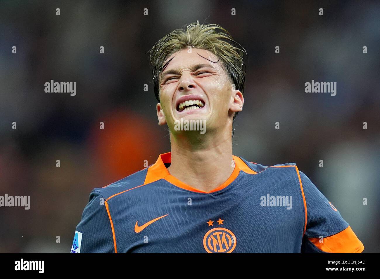Inter Milan's Francesco Pio Esposito during the Serie A soccer match ...